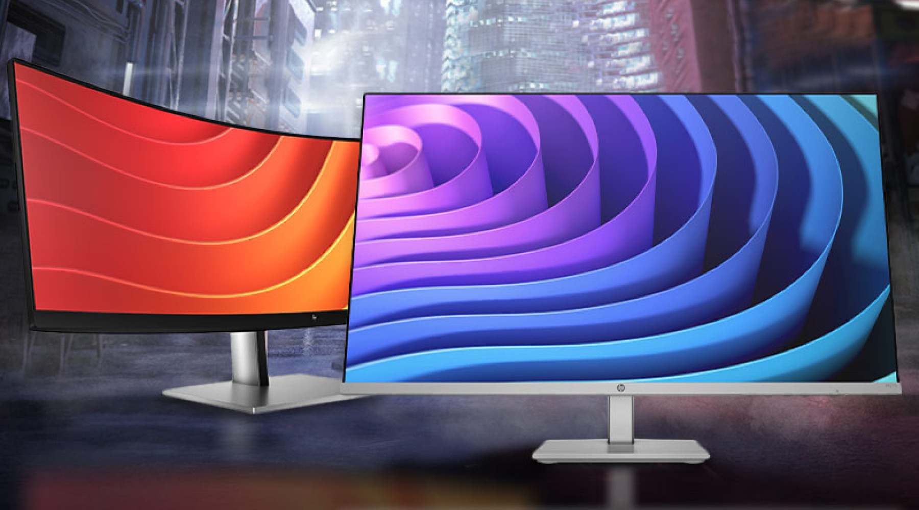 مانیتور خمیده 45 اینچ جدید HP