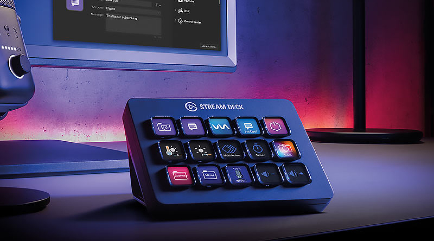 کنترلر elgato stream deck mk2!