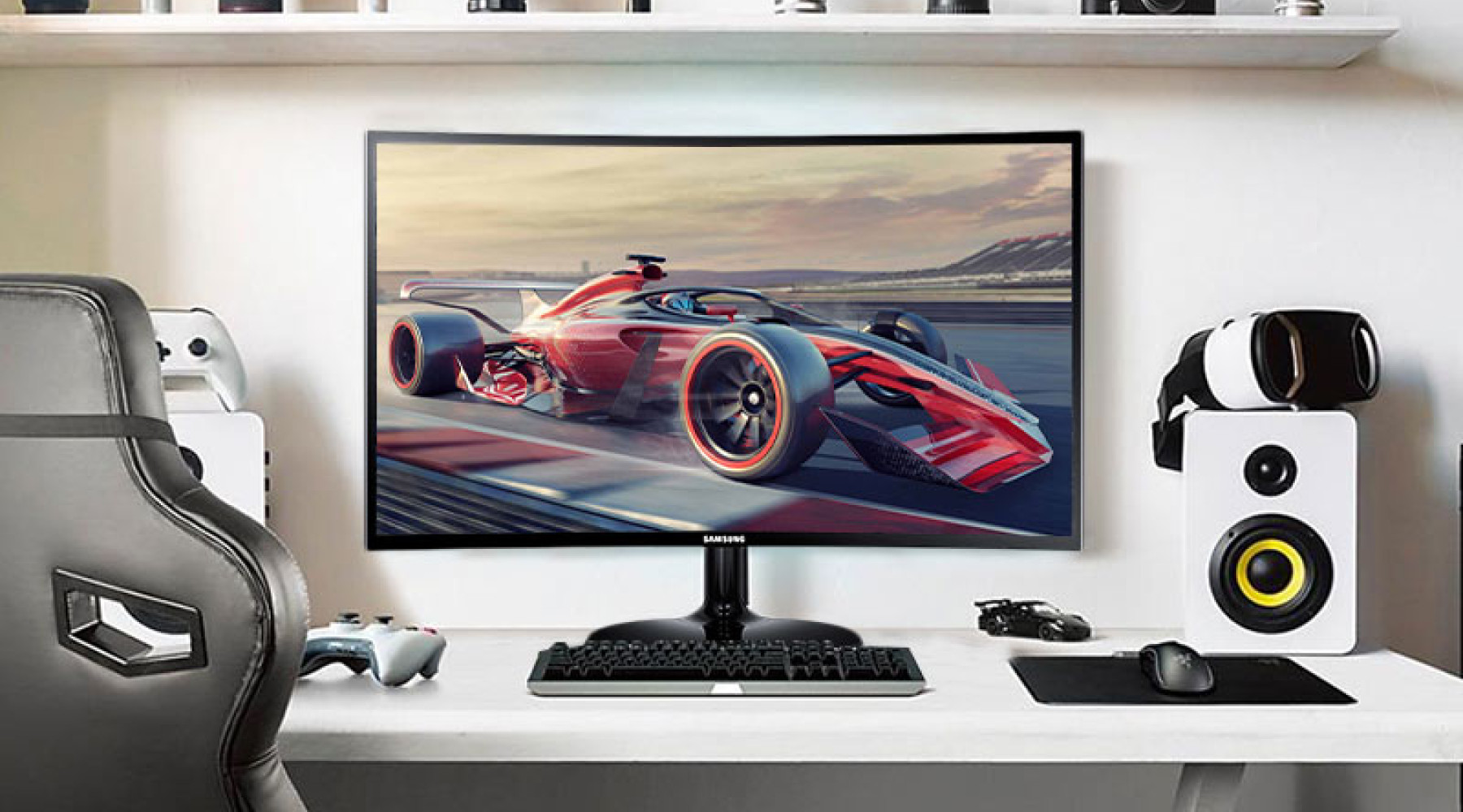 بررسی مانیتور منحنی Samsung C27F390