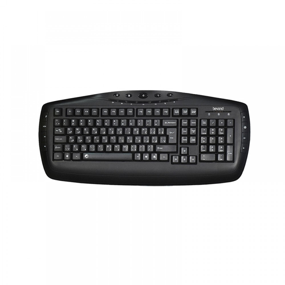 قیمت، خرید و مشخصات فنی کیبورد باسیم Beyond BK-6161